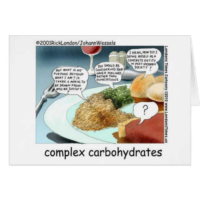 Complex Carbohydrates Funny Mugs Cards Tees Etc | Zazzle