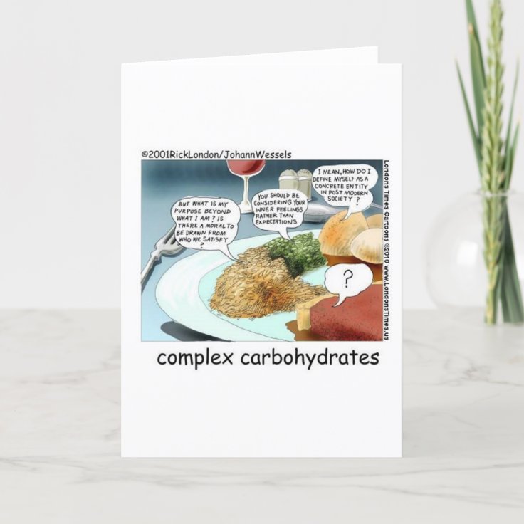 Complex Carbohydrates Funny Mugs Cards Tees Etc | Zazzle