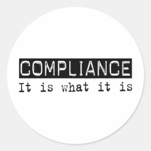 Compliance Stickers | Zazzle