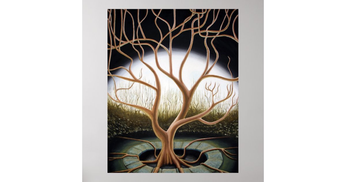 Complicated Tree Poster | Zazzle