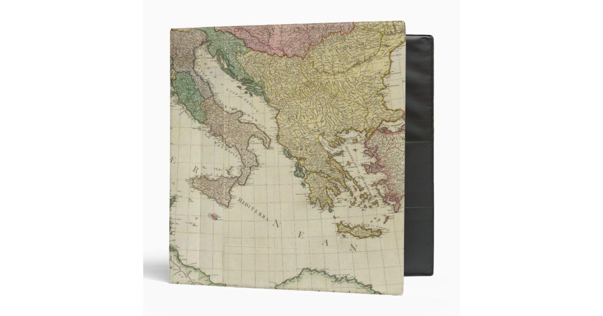 Composite Mediterranean Atlas Map Binder | Zazzle