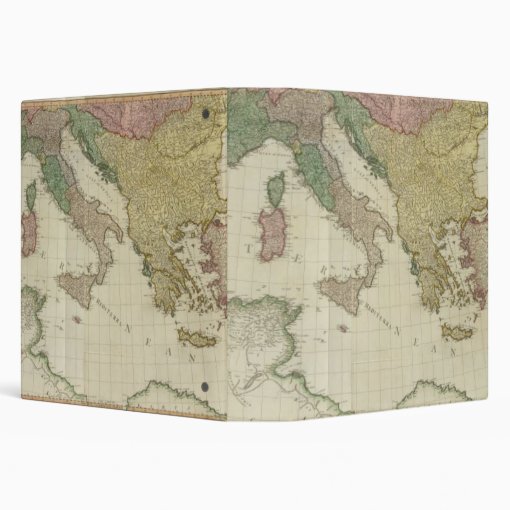 Composite Mediterranean Atlas Map Binder | Zazzle