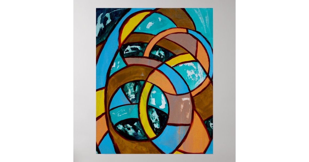 Composition #8 by Michael Moffa Poster | Zazzle