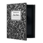 Custom Composition Book Black/White School/Teacher iPad Mini Case ...