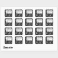 Composition Book Square Sticker | Zazzle