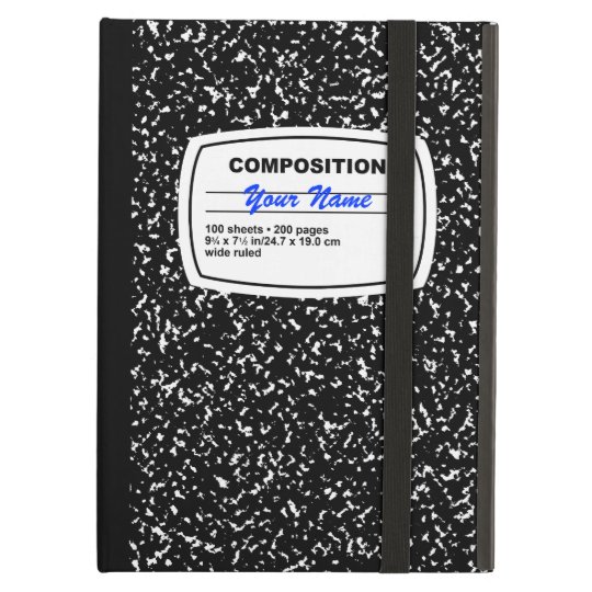 Composition Notebook Customizable iPad Air Case | Zazzle.com
