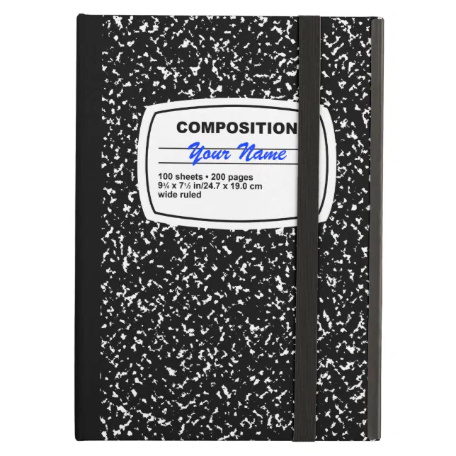 Composition Notebook Customizable iPad Air Case | Zazzle