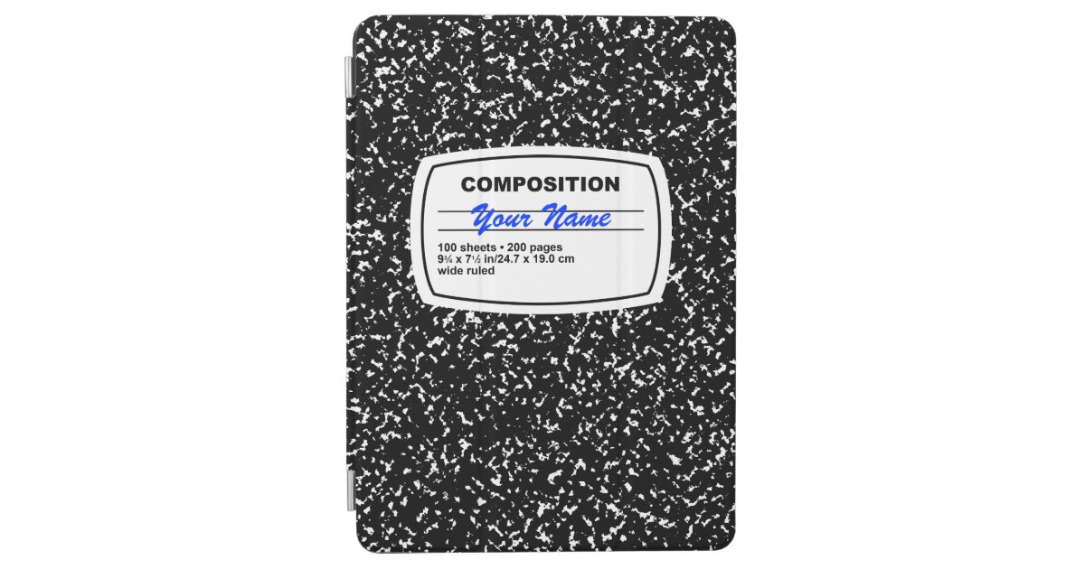 Composition Notebook Customizable iPad Air Cover | Zazzle