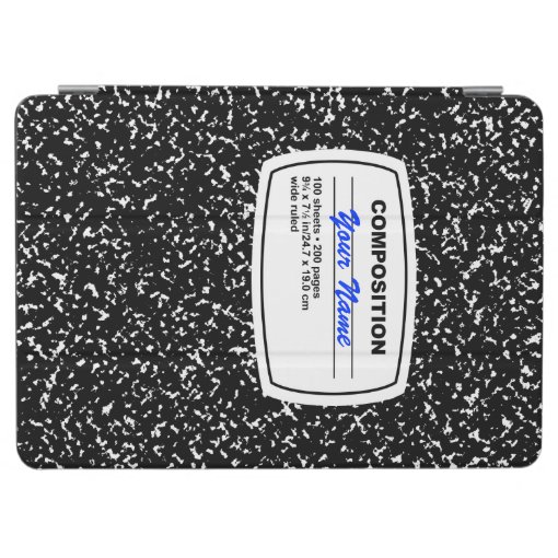 Composition Notebook Customizable iPad Air Cover | Zazzle