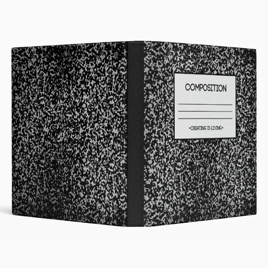 Composition Notebook Design Binder | Zazzle.com