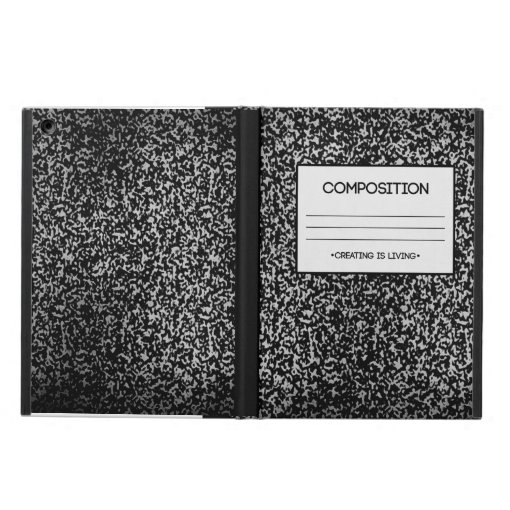 Composition Notebook Design iPad Air Case | Zazzle