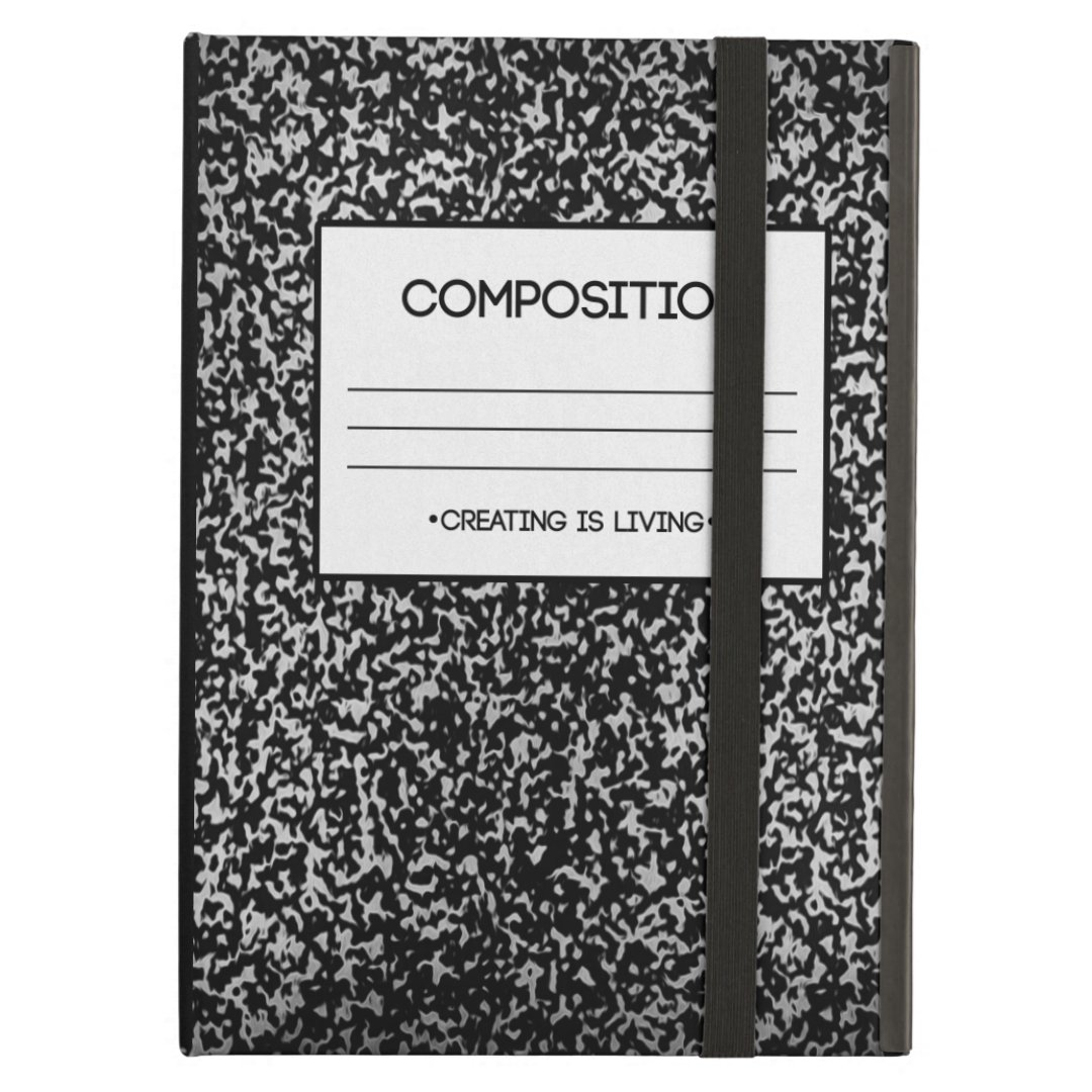 Composition Notebook Design iPad Air Case | Zazzle