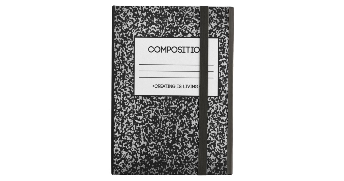 Composition Notebook Design iPad Air Case | Zazzle