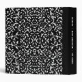 Composition Notebook Student School Teacher Black 3 Ring Binder | Zazzle