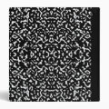 Composition Notebook Student School Teacher Black 3 Ring Binder | Zazzle
