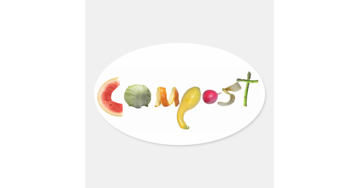 Compost Sticker | Zazzle