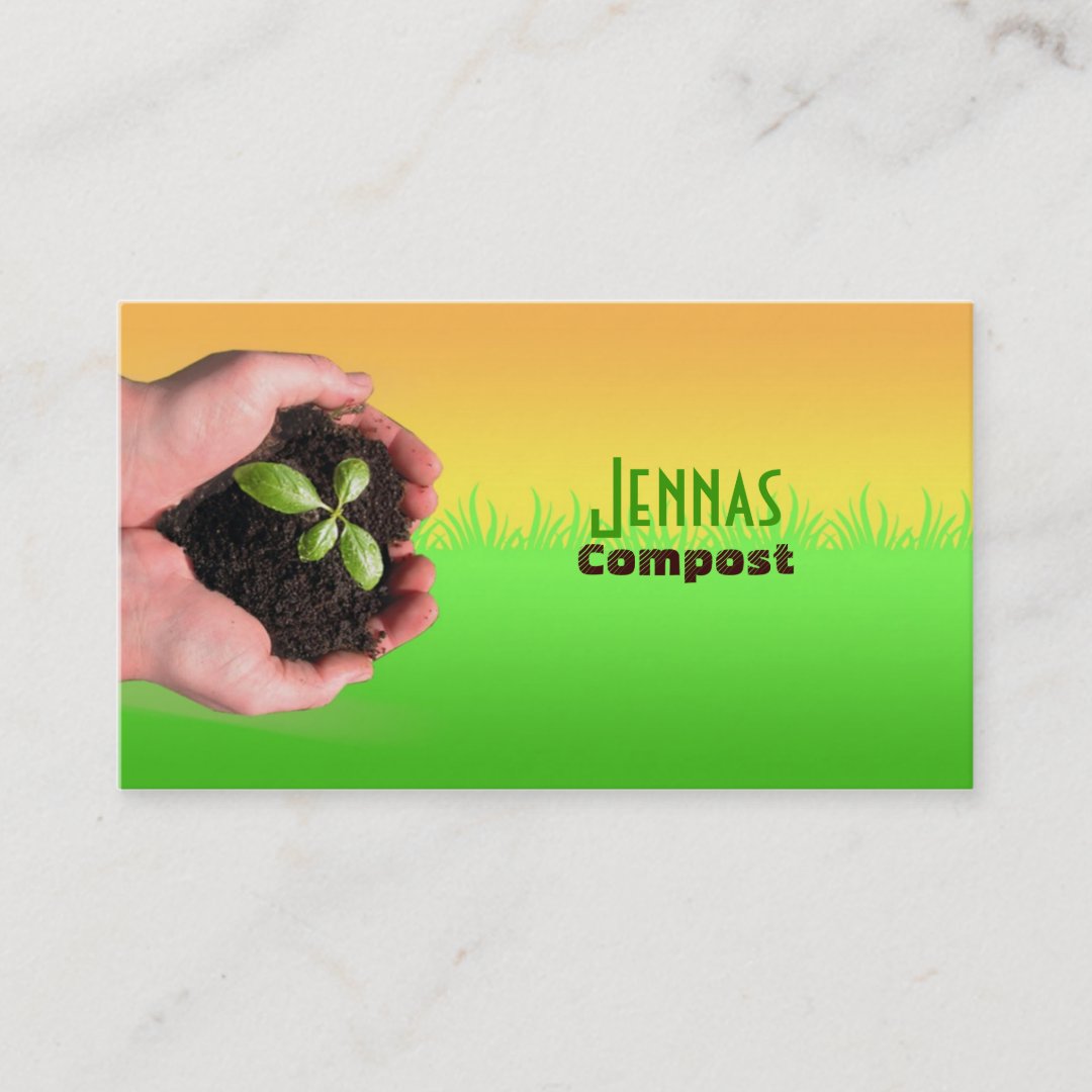 Composting Business Cards | Zazzle