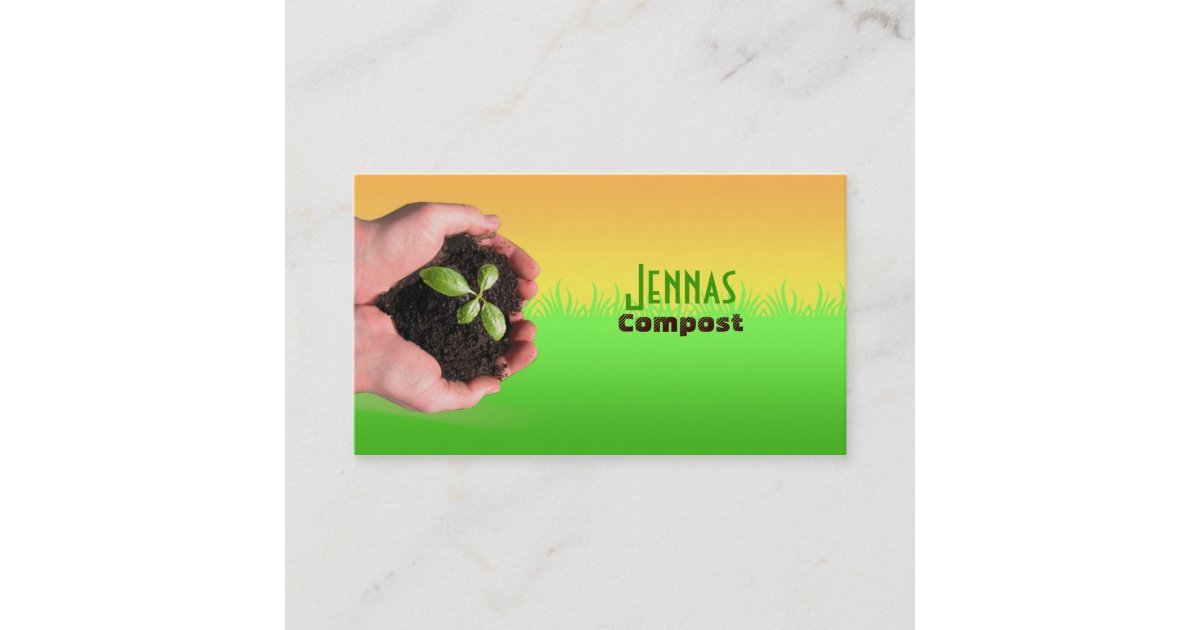 Composting Business Cards | Zazzle