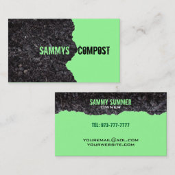 Composting business cards | Zazzle