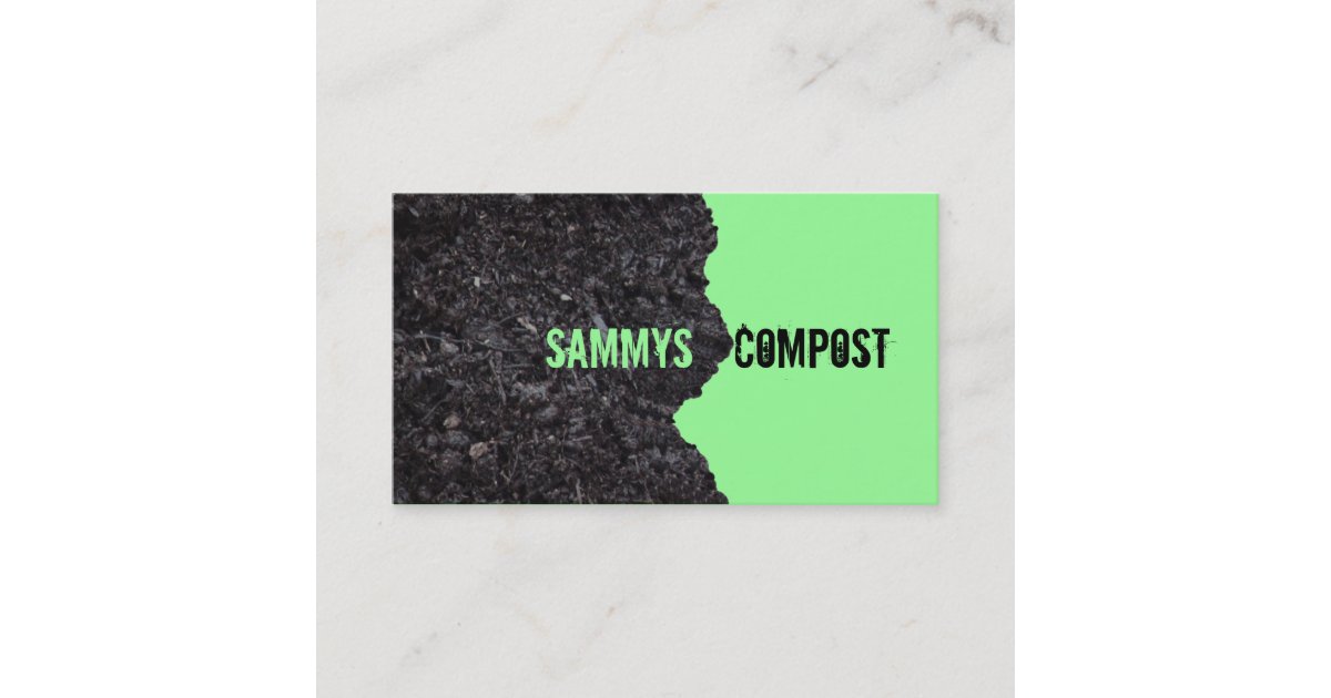 Composting business cards | Zazzle