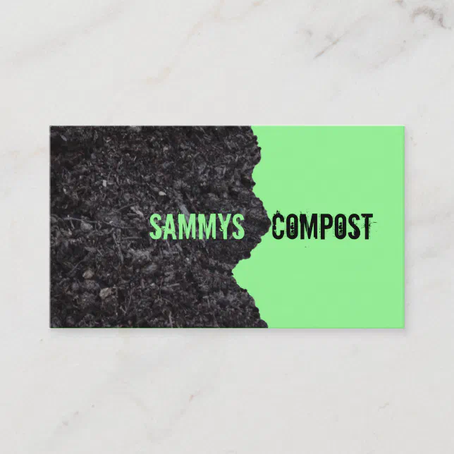 Composting business cards | Zazzle