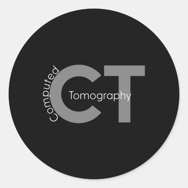 Computed Tomography Ct Technologist Mri Tech Classic Round Sticker | Zazzle