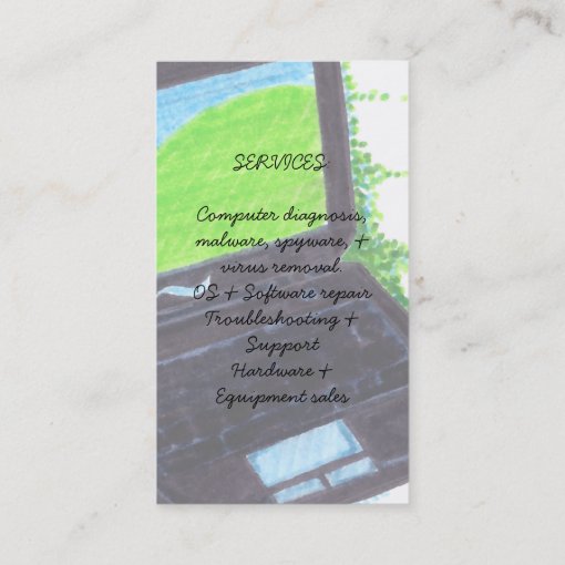 Computer and Tech Business Card | Zazzle