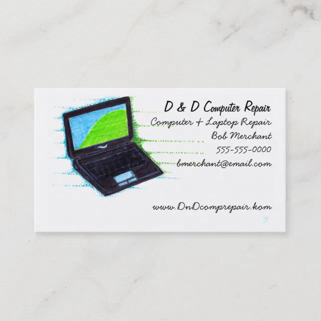 Computer and Tech Business Card | Zazzle