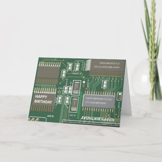 computer birthday card | Zazzle.com