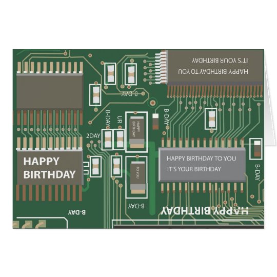 computer birthday card | Zazzle.com