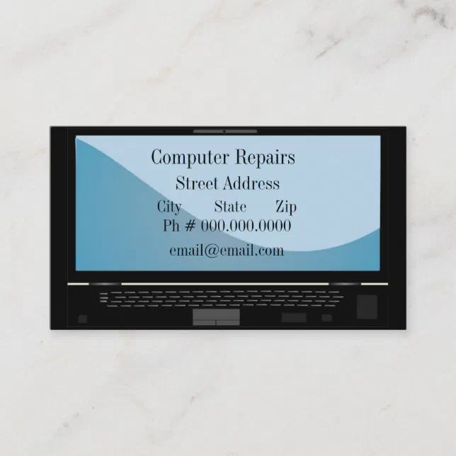 Computer Business Business Card | Zazzle