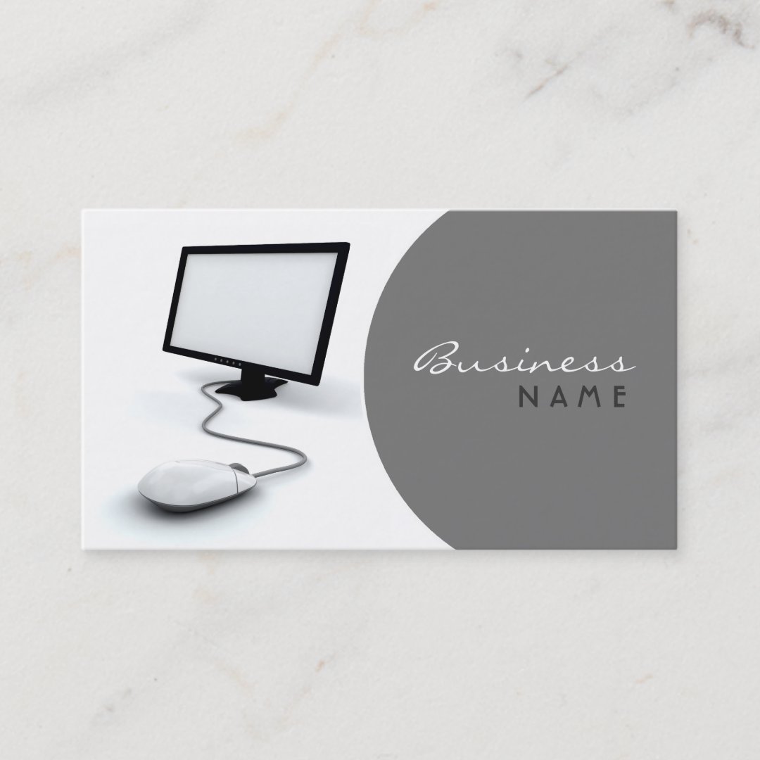 Computer Business Card | Zazzle