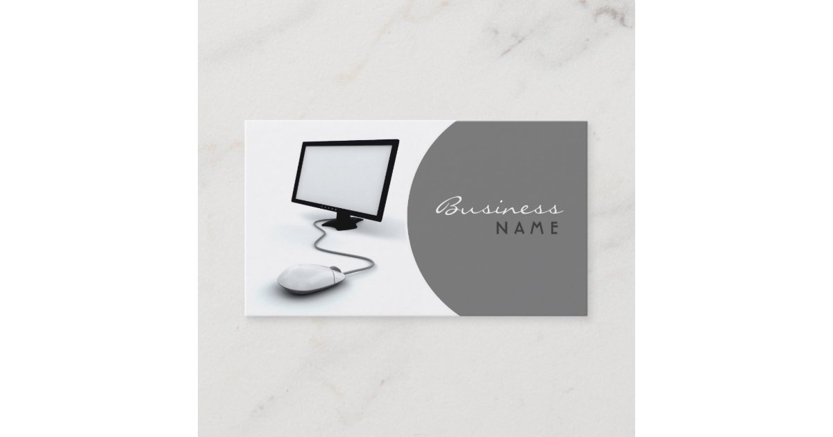 Computer Business Card | Zazzle