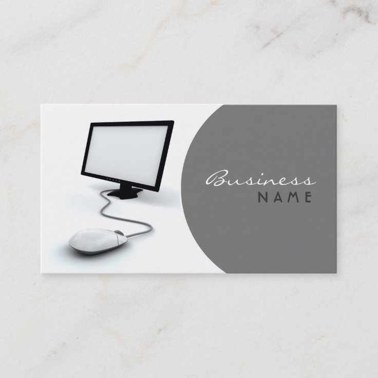 Computer Business Card | Zazzle