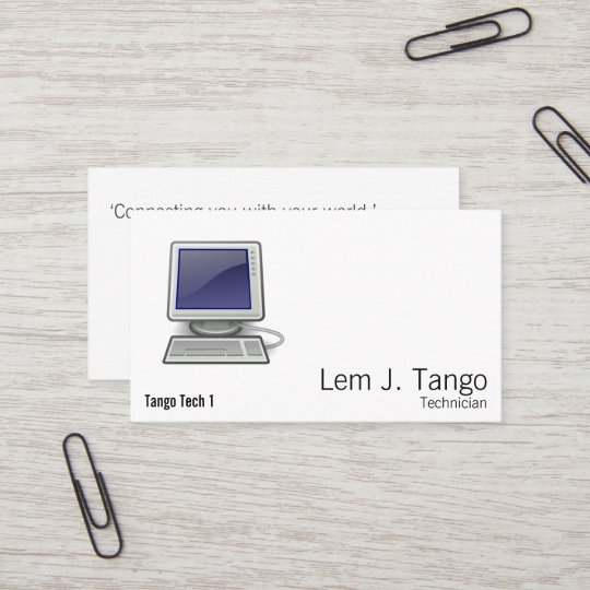 Computer Business Card | Zazzle.com