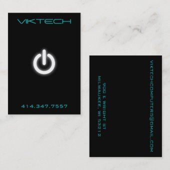Computer Business Card | Zazzle