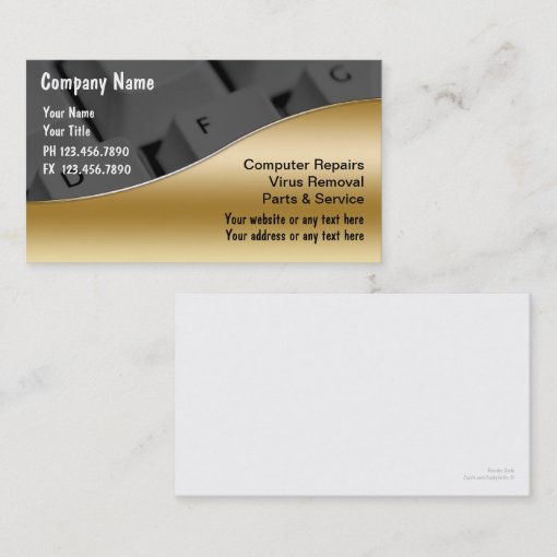 Computer Business Cards | Zazzle