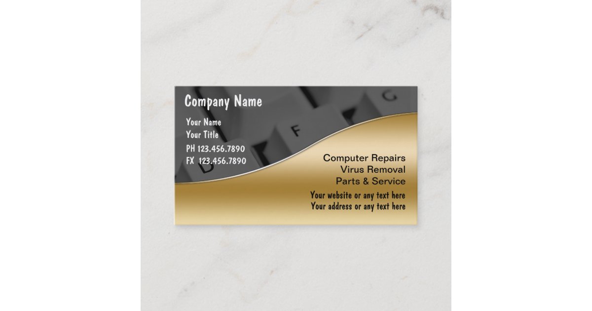 Computer Business Cards | Zazzle
