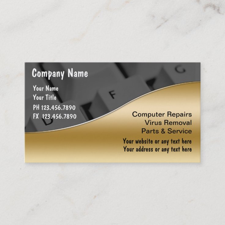 Computer Business Cards | Zazzle