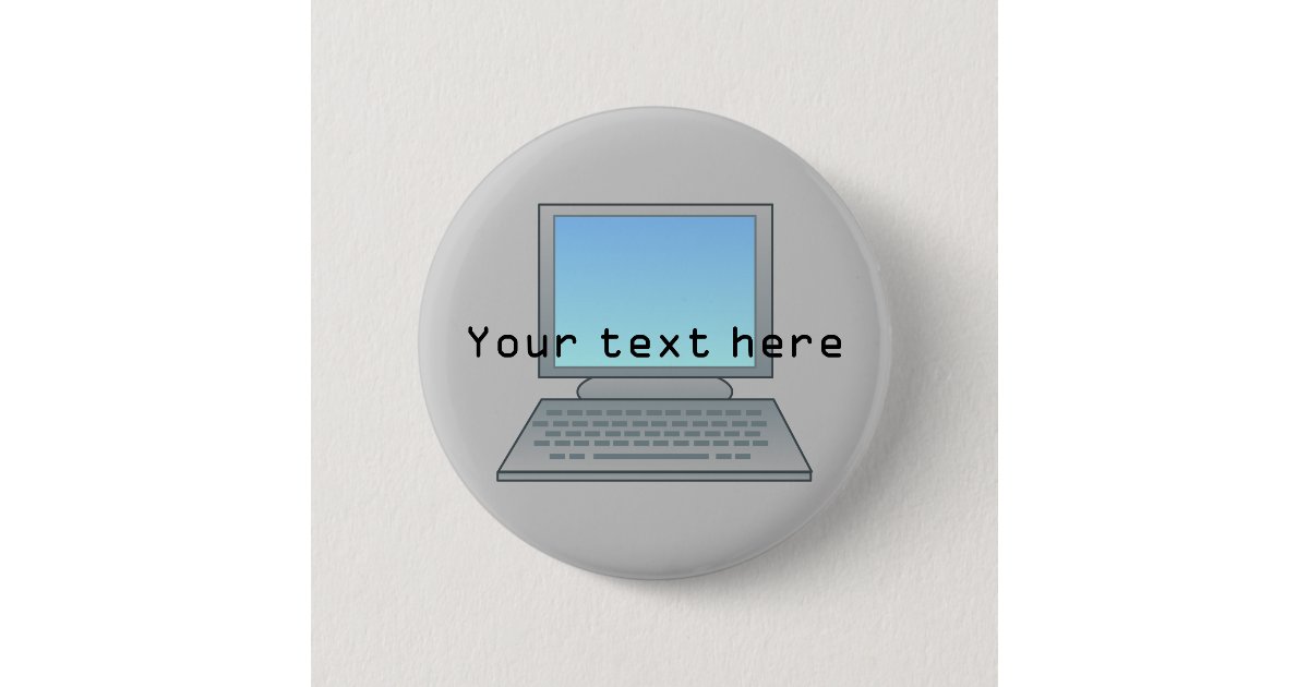 Computer Button | Zazzle