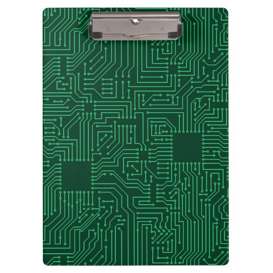 Computer circuit board clipboard | Zazzle.com