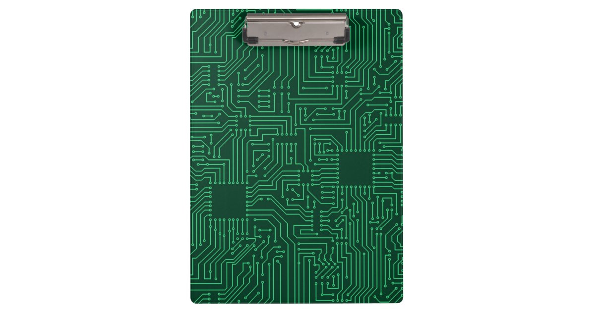 Computer circuit board clipboard | Zazzle