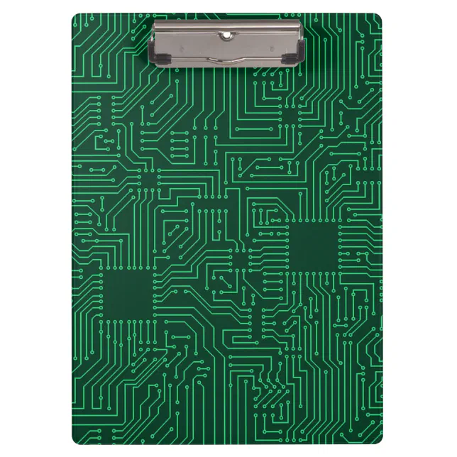 Computer circuit board clipboard | Zazzle