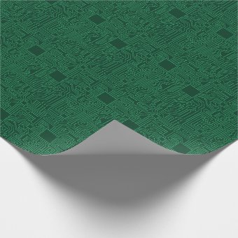 Computer circuit board wrapping paper | Zazzle