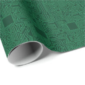 Computer circuit board wrapping paper | Zazzle