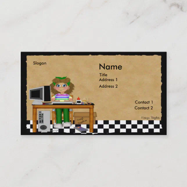 Computer Crafts Business Card | Zazzle