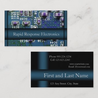 Computer / Electronic Repair Business Card | Zazzle