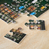 Computer Electronics Printed Circuit Board Image Jigsaw Puzzle | Zazzle