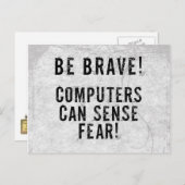 Computer Fear Postcard | Zazzle
