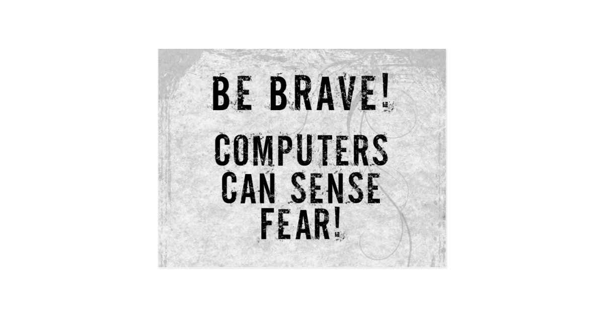 Computer Fear Postcard | Zazzle.com